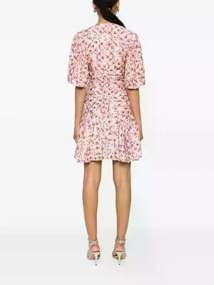 Isabel Marant Étoile Lienne Geometric Minidress - Neutrals