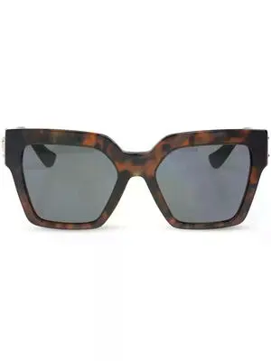 Versace Square-frame Sunglasses - Brown