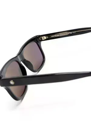 Montblanc Logo-engraved Square-frame Sunglasses