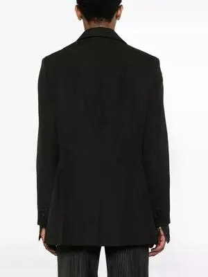 Martine Rose Double-breasted Pinstripe Wool-blend Jacket