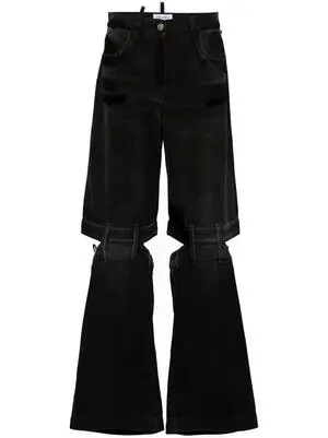 Attico Zip Up Jeans For Women