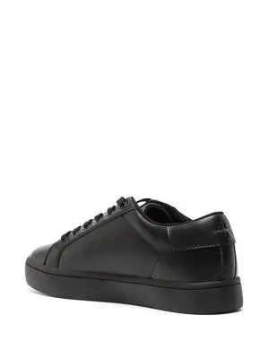 Calvin Klein Logo-embossed Leather Sneakers