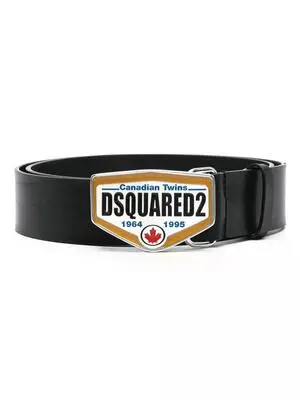 Dsquared2 Logo Plaque Belt - Black