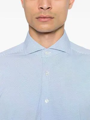 XACUS Patterned-jacquard Shirt