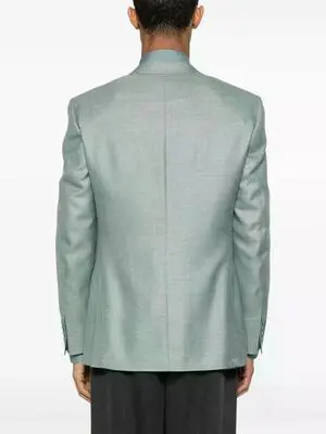 Canali Twill-weave Blazer - Blue