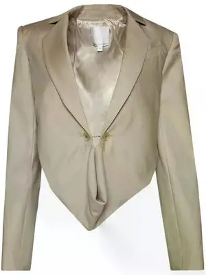 Christopher Esber Talus Cropped Blazer - Neutrals