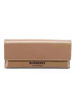 Burberry Checked Oval-frame Glasses