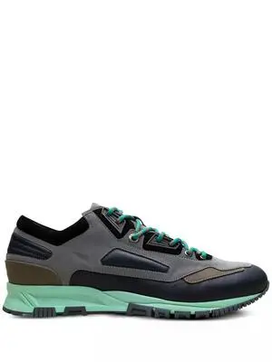 LANVIN Reflective Navy Running Sneakers - Grey