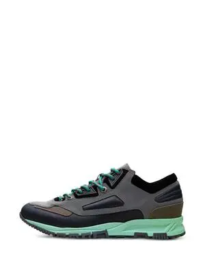 LANVIN Reflective Navy Running Sneakers - Grey