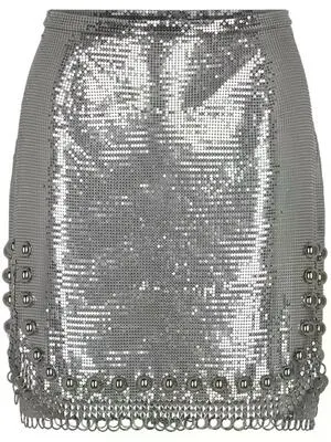 Rabanne Stud-embellished Mini Skirt