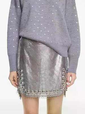 Rabanne Stud-embellished Mini Skirt