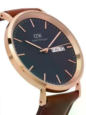 DANIEL WELLINGTON Classic Day Date Strap Watch - Blue