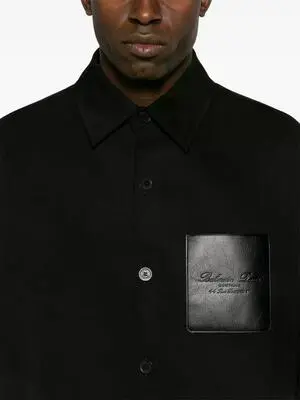Balmain Logo-debossed Shirt