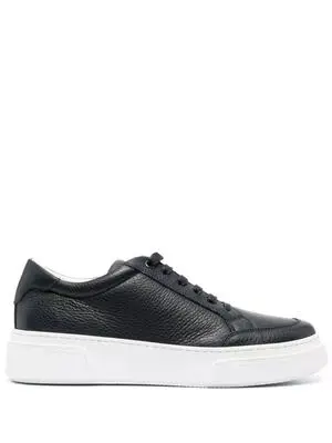 Giorgio Armani Pebbled Leather Sneakers
