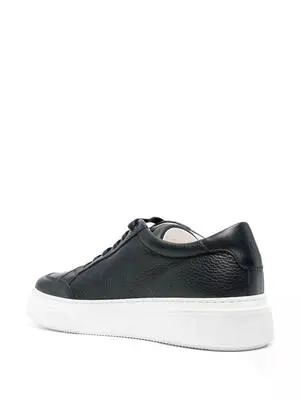 Giorgio Armani Pebbled Leather Sneakers