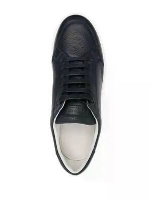 Giorgio Armani Pebbled Leather Sneakers