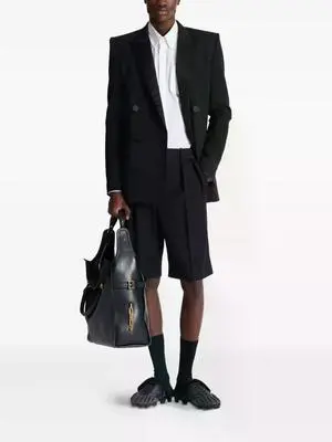 Balmain Grain De Poudre Pleated Shorts