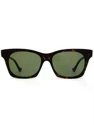 Gucci Rectangular-frame Sunglasses - Brown