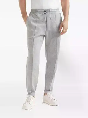 Brunello Cucinelli Ribbed Track Pants - Grey