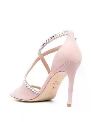 STUART WEITZMAN Crystal-embellished 110mm Sandals
