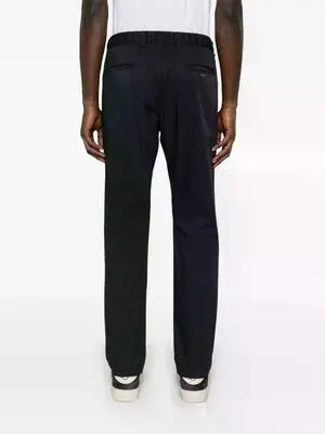 Herno Logo-plaque Tapered Trousers - Blue