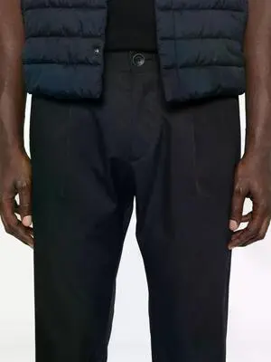 Herno Logo-plaque Tapered Trousers - Blue
