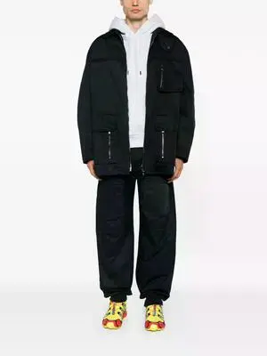 FERRARI Quilted Cargo Coat