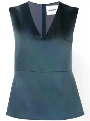 Jil Sander Zip Up Camis Tanks For Women
