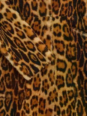 YVES SALOMON Leopard Print Coat