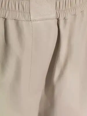 Loewe Cropped Leather Trousers