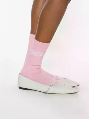 Maison Kitsuné Logo Socks