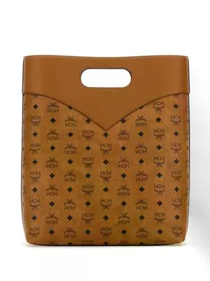 Mcm Visetos Print Leather Bag