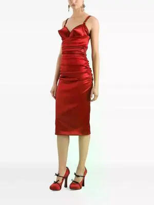 Dolce & Gabbana Bustier Midi Dress
