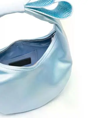 Mach & Mach Bow-detail Satin Tote Bag