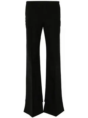 Chloé Flared Stretch-wool Trousers
