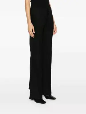 Chloé Flared Stretch-wool Trousers