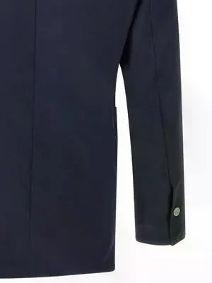 BARBA NAPOLI Wool Blazer - Blue