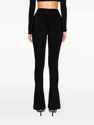 Norma Kamali Spat High-waisted Flared Leggings - Black