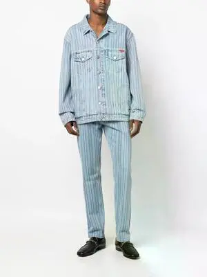 Martine Rose Striped Denim Jacket