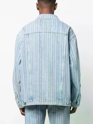 Martine Rose Striped Denim Jacket