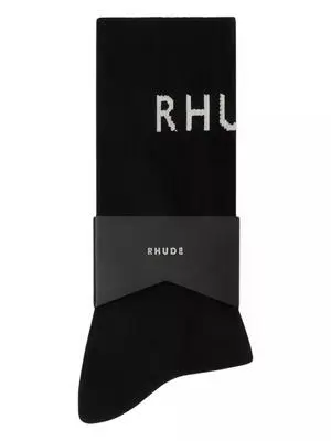 Rhude Classic Logo Socks