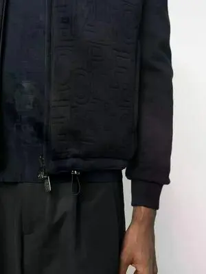 Corneliani Logo Bomber Jacket