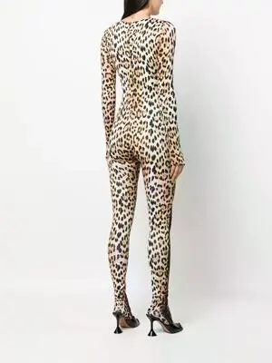 Roberto Cavalli Leopard-print Jumpsuit