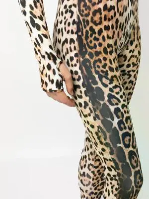 Roberto Cavalli Leopard-print Jumpsuit
