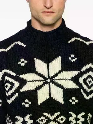 Polo Ralph Lauren Intarsia Knit High Neck Sweater