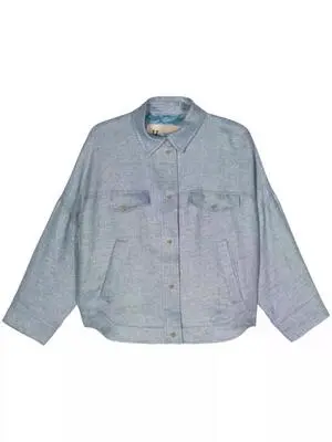 Herno Logo-engraved Buttons Herringbone Jacket