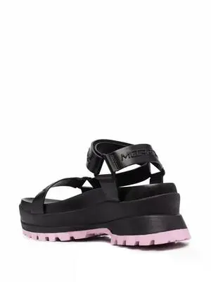Stella McCartney Trace Logo-embossed Flatform Sandals