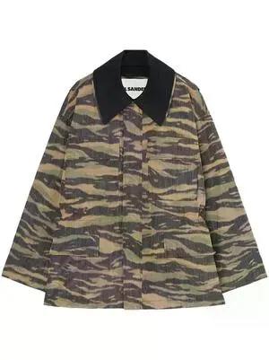 JIL SANDER Camouflage Print Jacket