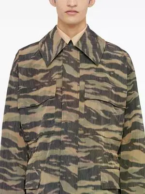 JIL SANDER Camouflage Print Jacket