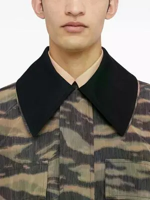 JIL SANDER Camouflage Print Jacket